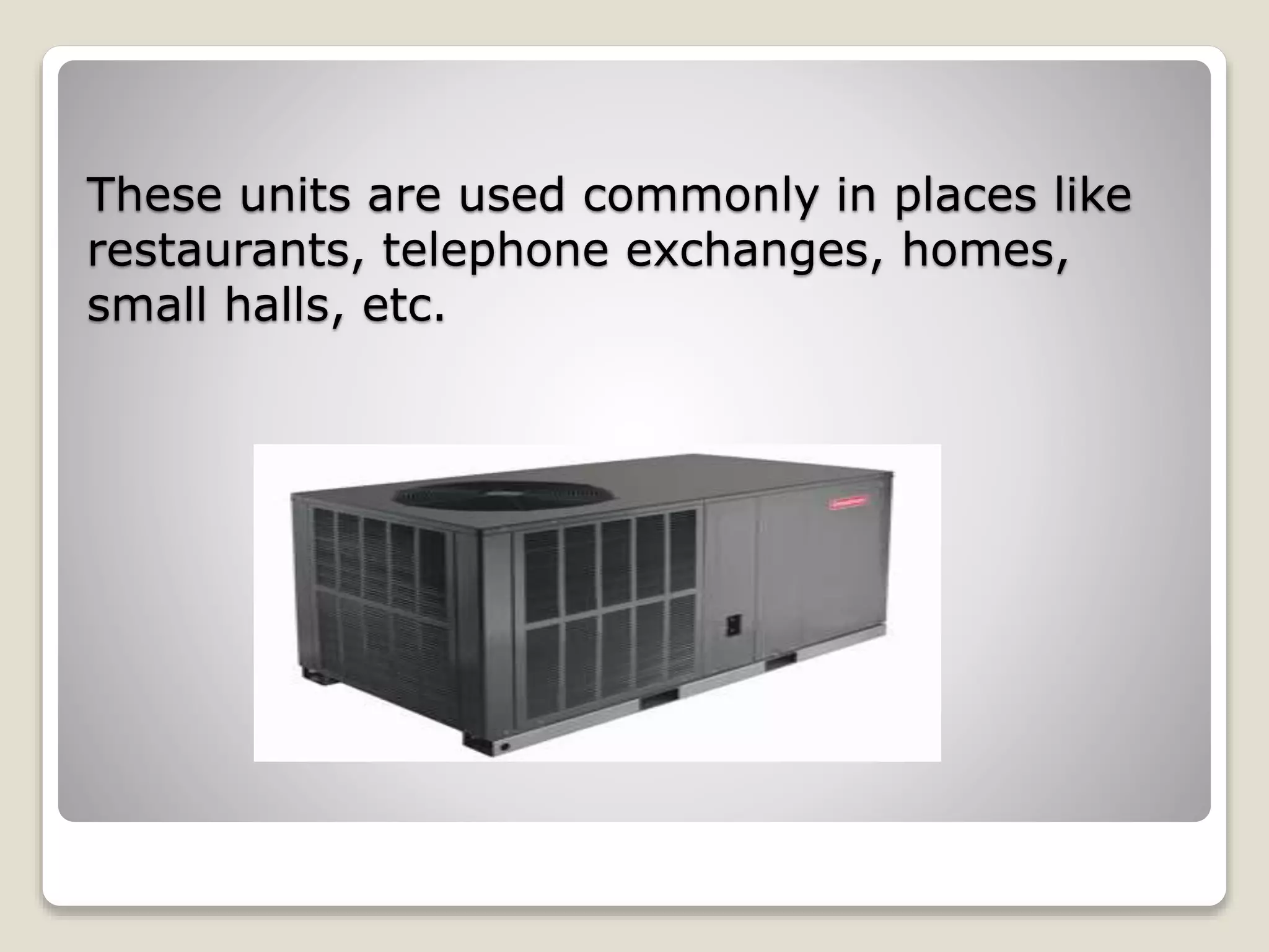 Air conditioning system presentation | PPTX