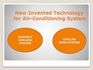 Air conditioning system presentation | PPTX