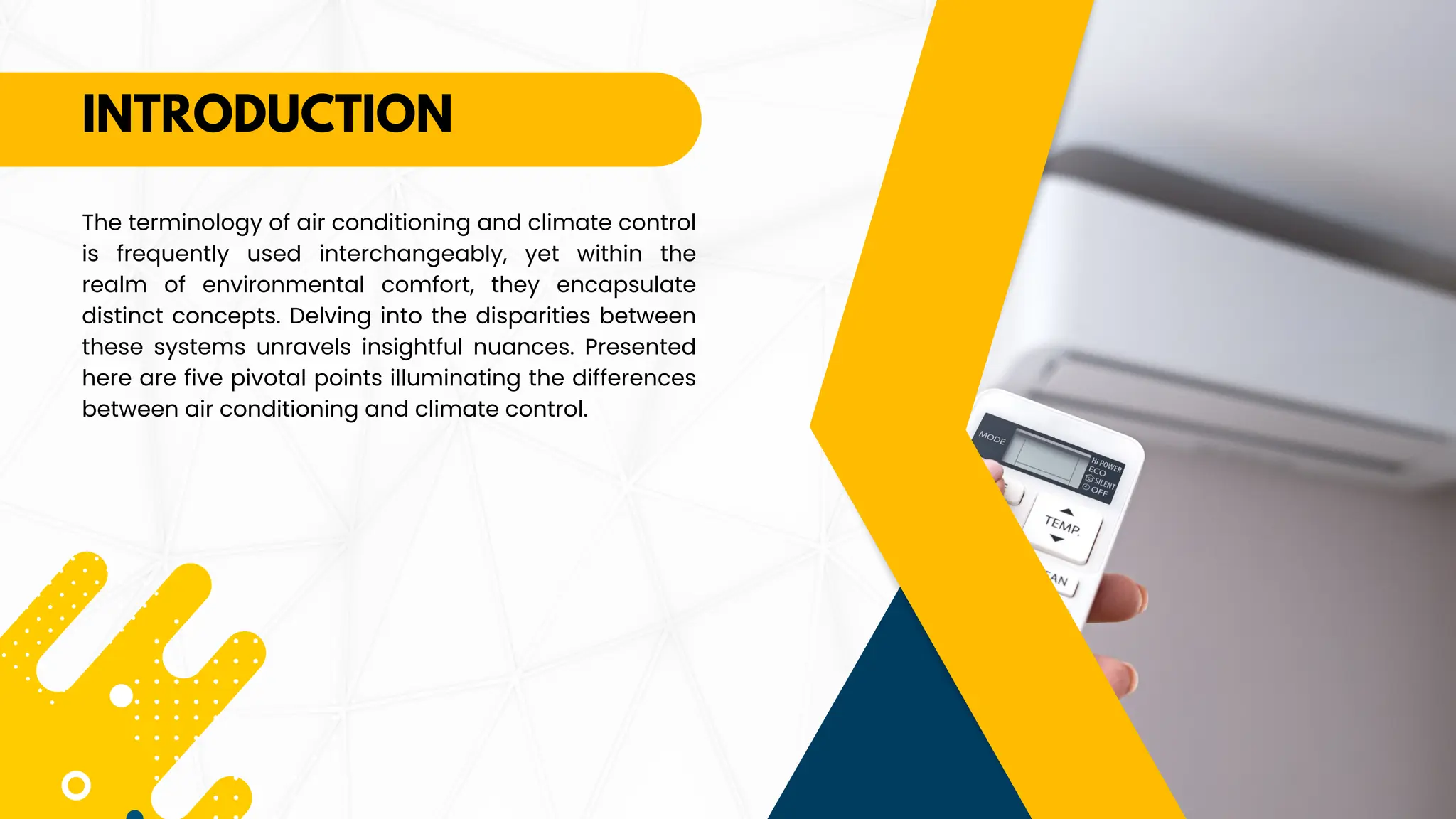 Air Conditioning VS Climate Control | PPT
