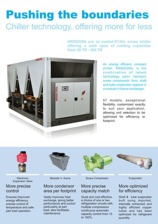 Air cooled chiller brochure | PDF