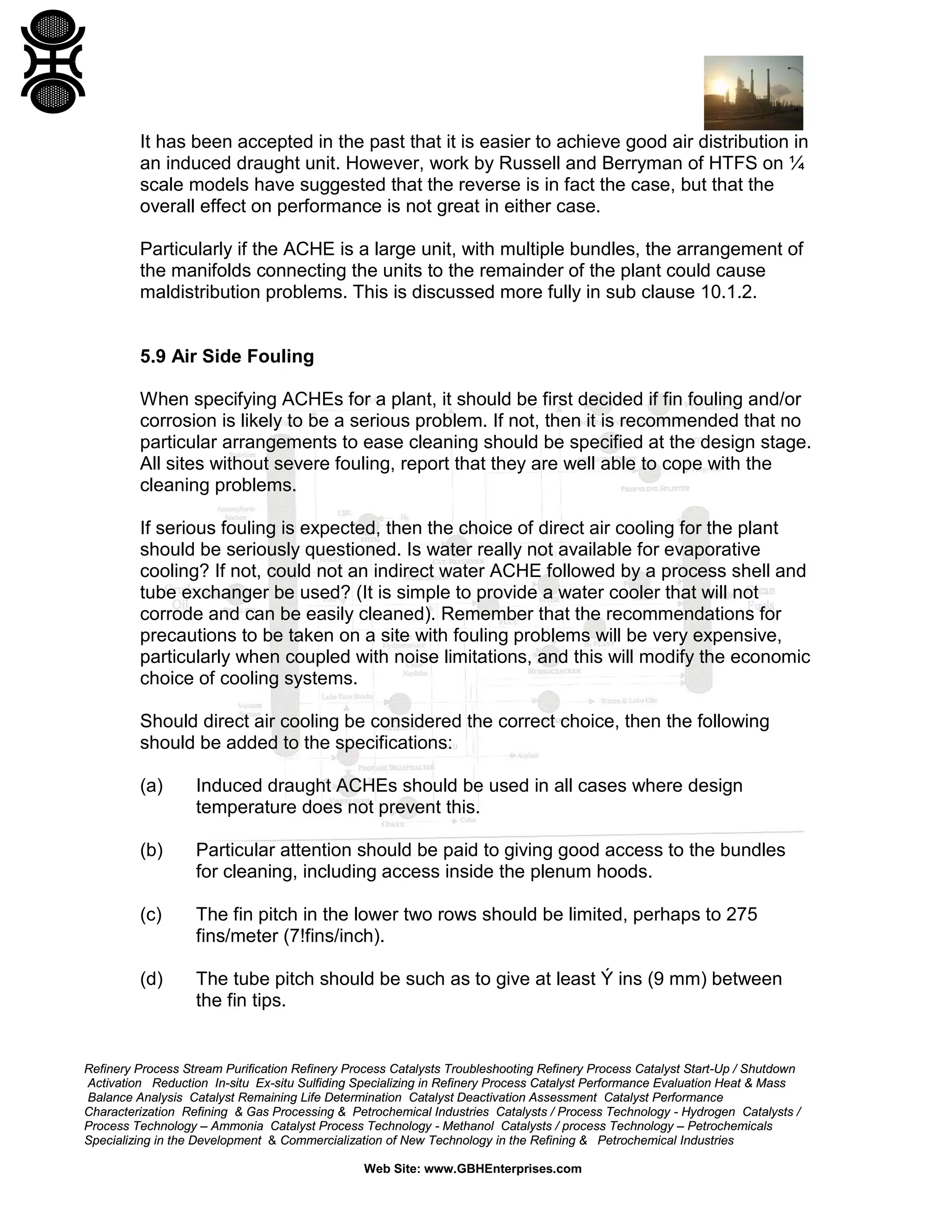 Air Cooled Heat Exchanger Design | PDF