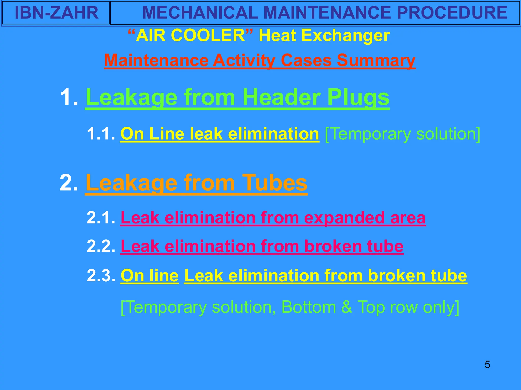 air cooled heat exchanger maintenance .pdf