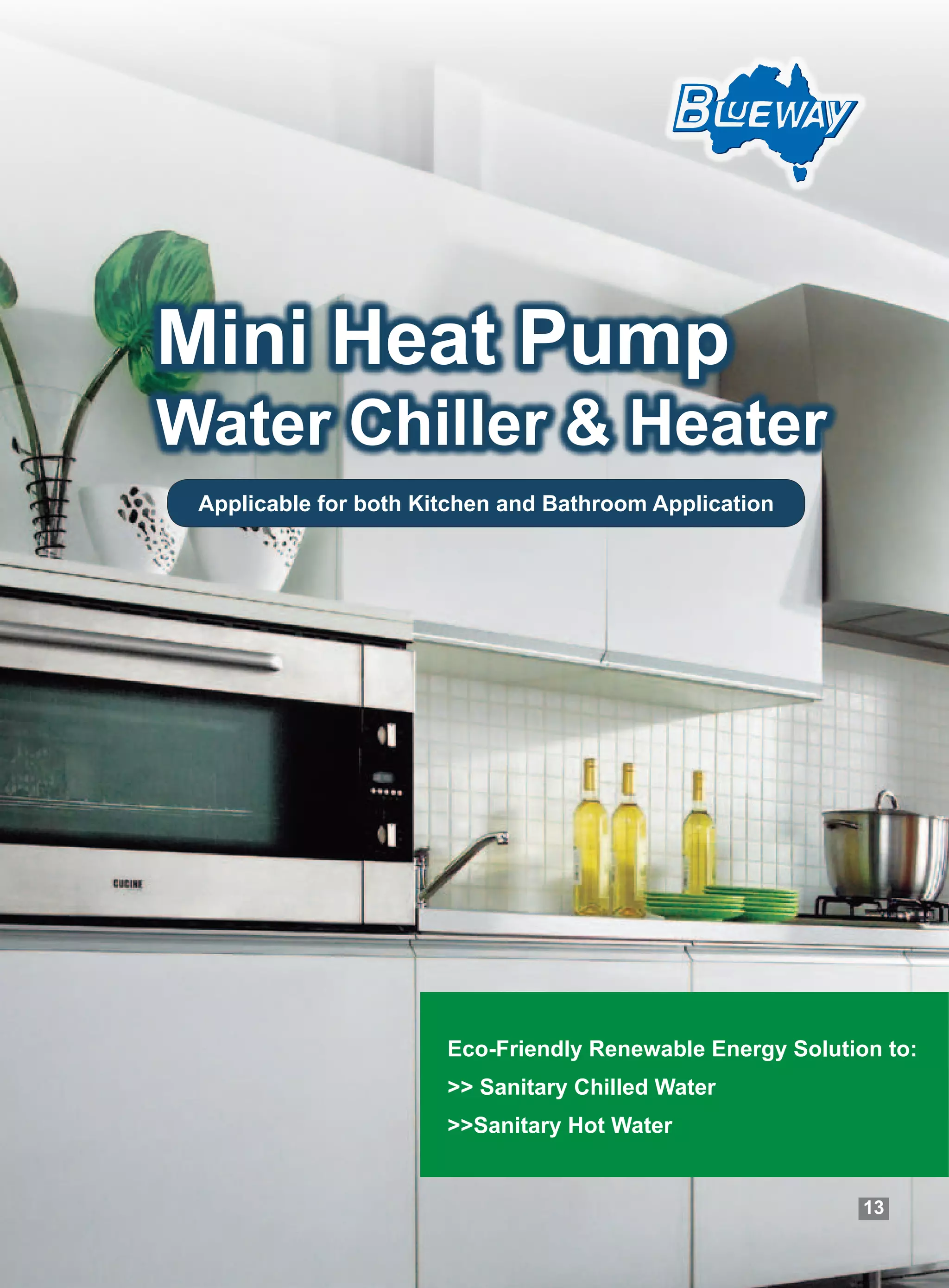 BLUEWAY Air cooled water chiller Brochure | PDF | Home Appliances | Home & Garden