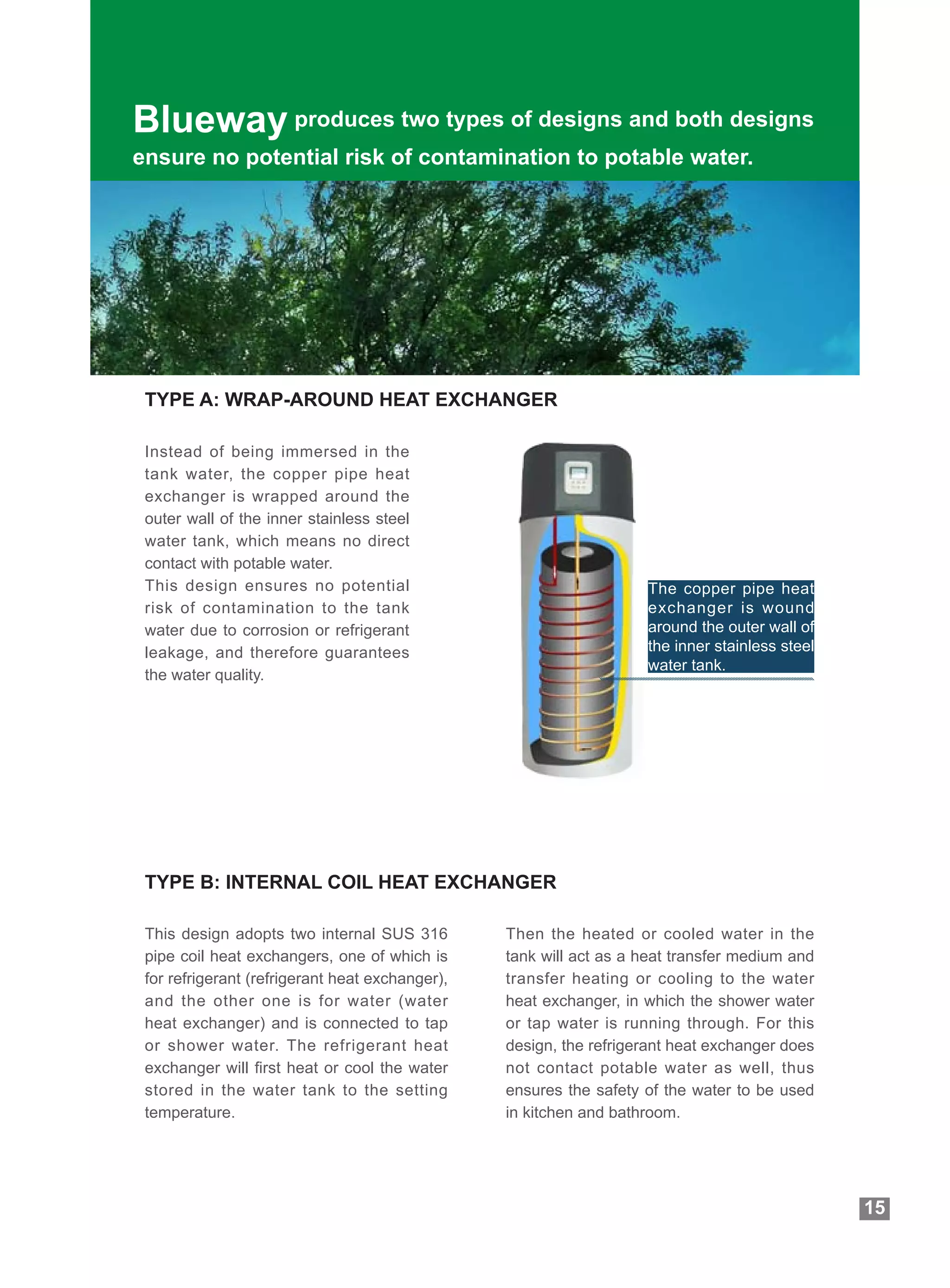 BLUEWAY Air cooled water chiller Brochure | PDF | Home Appliances | Home & Garden