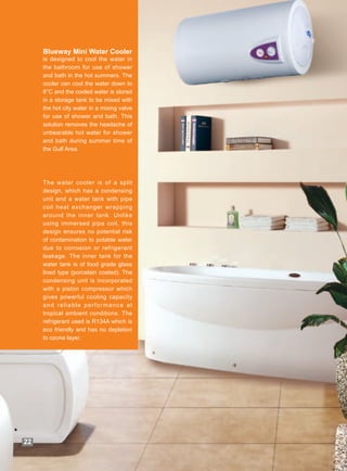 BLUEWAY Air cooled water chiller Brochure | PDF | Home Appliances ...