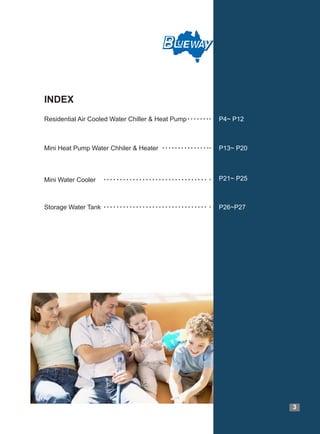 BLUEWAY Air cooled water chiller Brochure | PDF