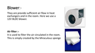 Air cooler using peltier module | PPTX