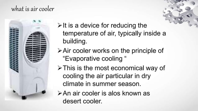 Air cooler working | PPTX