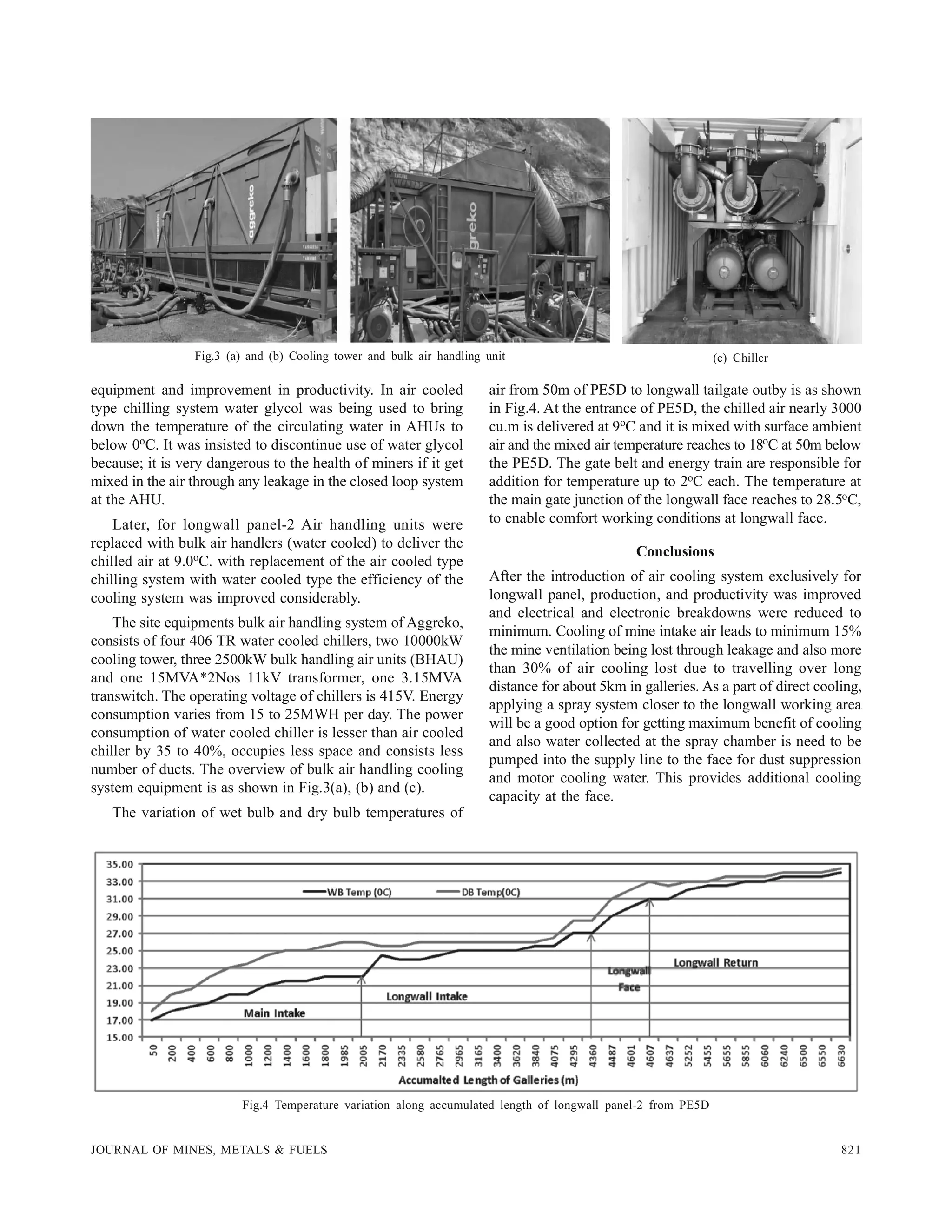 Aircooling underground coal mine | PDF