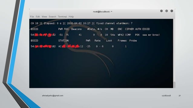 How Hack WiFi through Aircrack-ng in Kali Linux Cyber Security | PPT