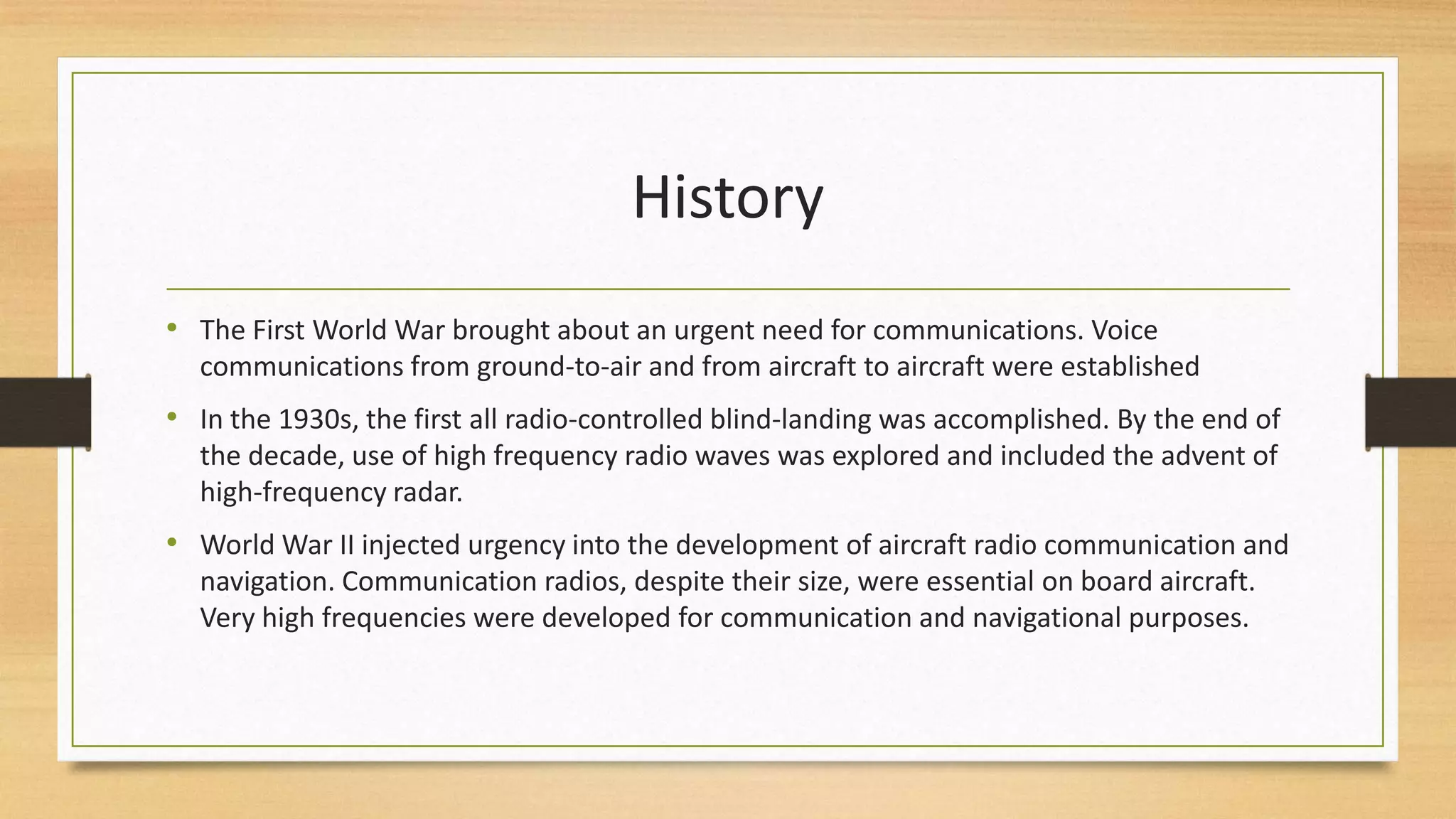 Aircraft communication-systems | PPTX