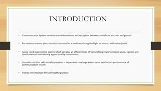 Aircraft communication-systems | PPTX