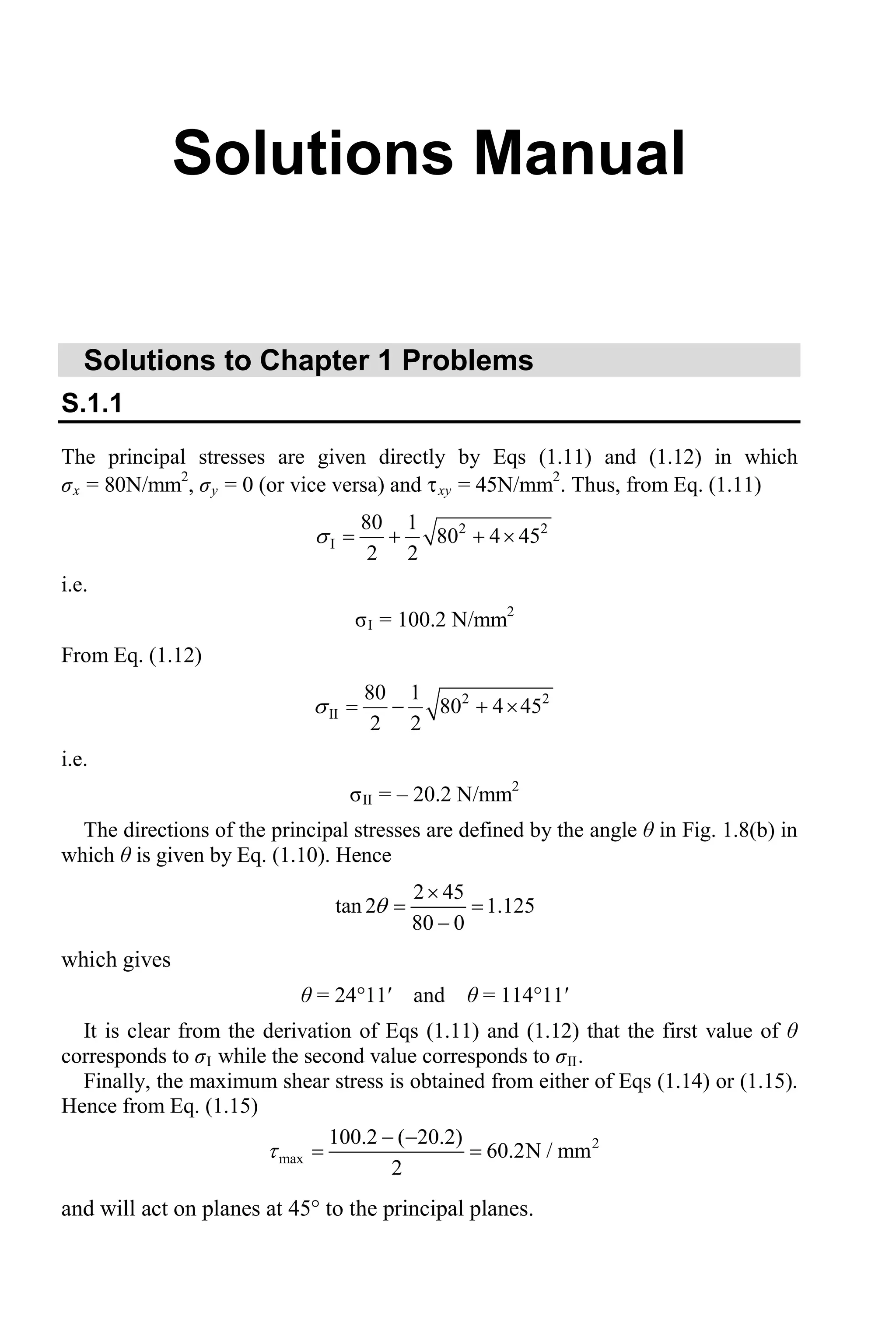 Aircraft Structures for Engineering Students 5th Edition Megson ...