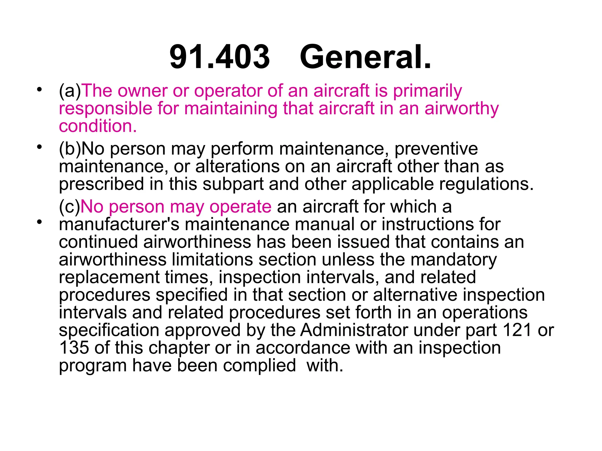 AIRCRAFT AIRWORTHINESS ppt all about airworthiness | PPTX