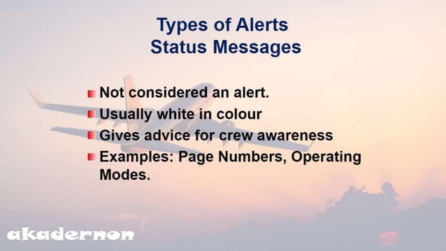 Basic Avionics | Aircraft Alerting Systems ch-10 ( Last Chapter) | PPSX