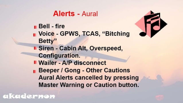 Basic Avionics | Aircraft Alerting Systems ch-10 ( Last Chapter) | PPSX