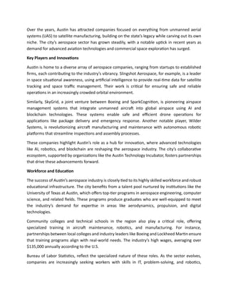 Aircraft and Aerospace Industry in Austin Growth and Innovation.pdf