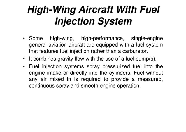 Aircraft and engine fuel system and engine lubrication system | PDF