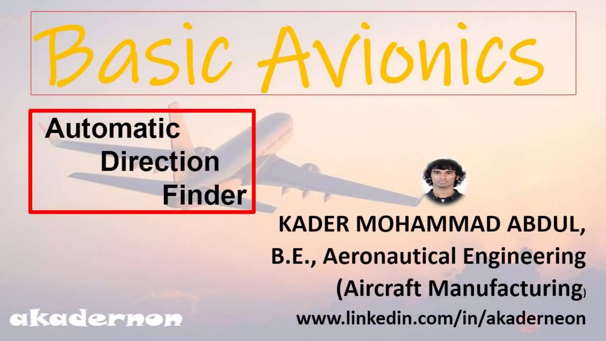 Basic Avionics | Aircraft Automatic Direction Finder ch-6 | PPSX | Air ...