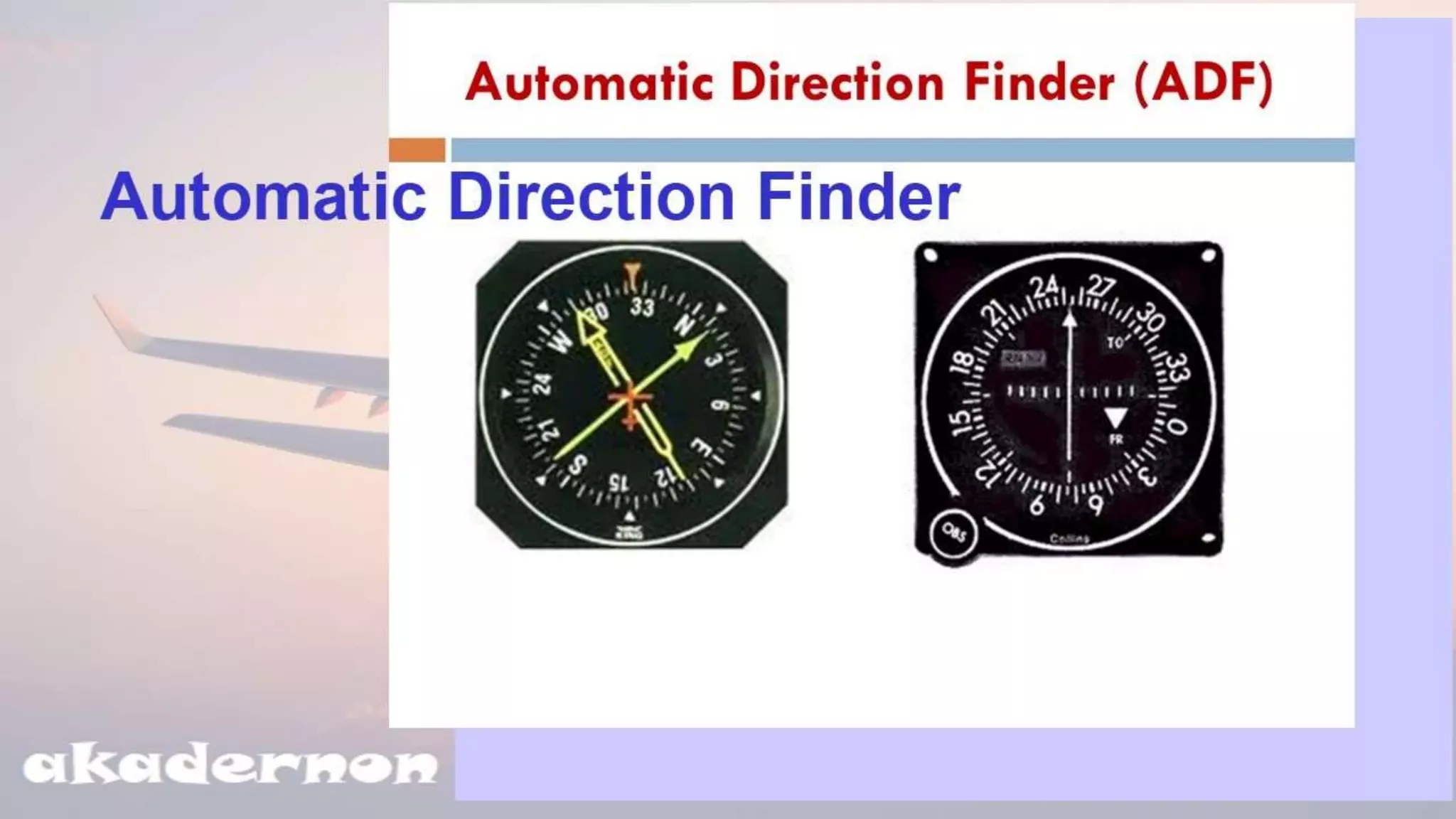 Basic Avionics | Aircraft Automatic Direction Finder ch-6 | PPSX | Air ...