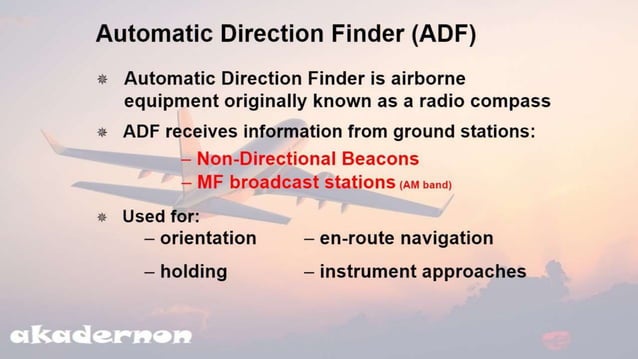 Basic Avionics | Aircraft Automatic Direction Finder ch-6 | PPSX