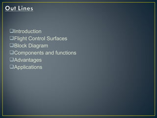 Aircraft Auto Pilot Roll Control System | PPT