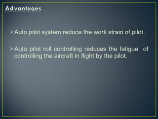 Aircraft Auto Pilot Roll Control System | PPT