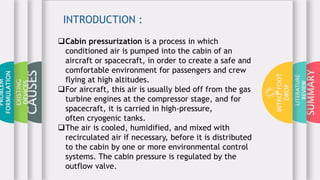 Aircraft cabin pressurization system | PPTX