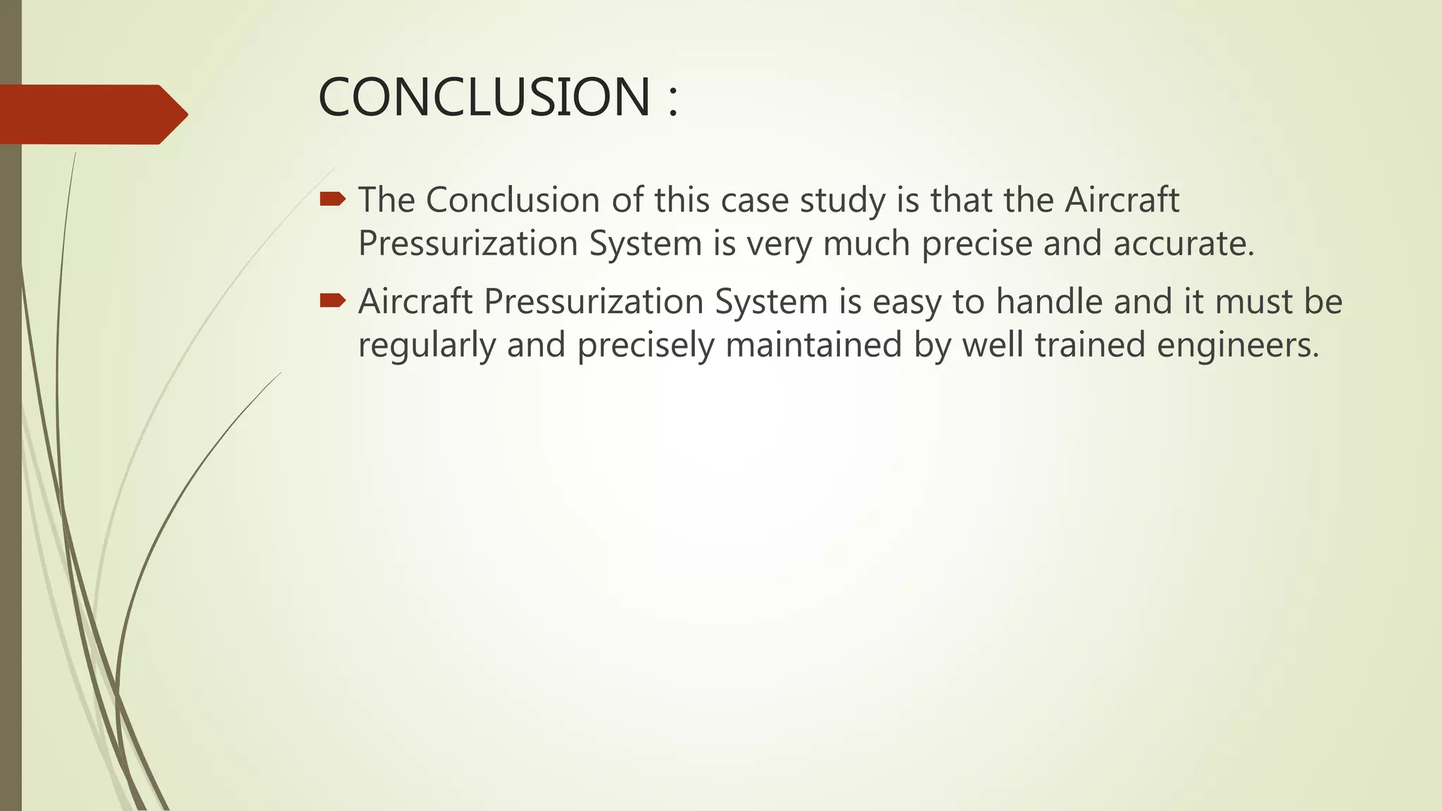 Aircraft cabin pressurization system | PPTX
