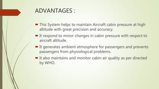 Aircraft cabin pressurization system | PPTX