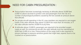 Aircraft cabin pressurization system | PPTX