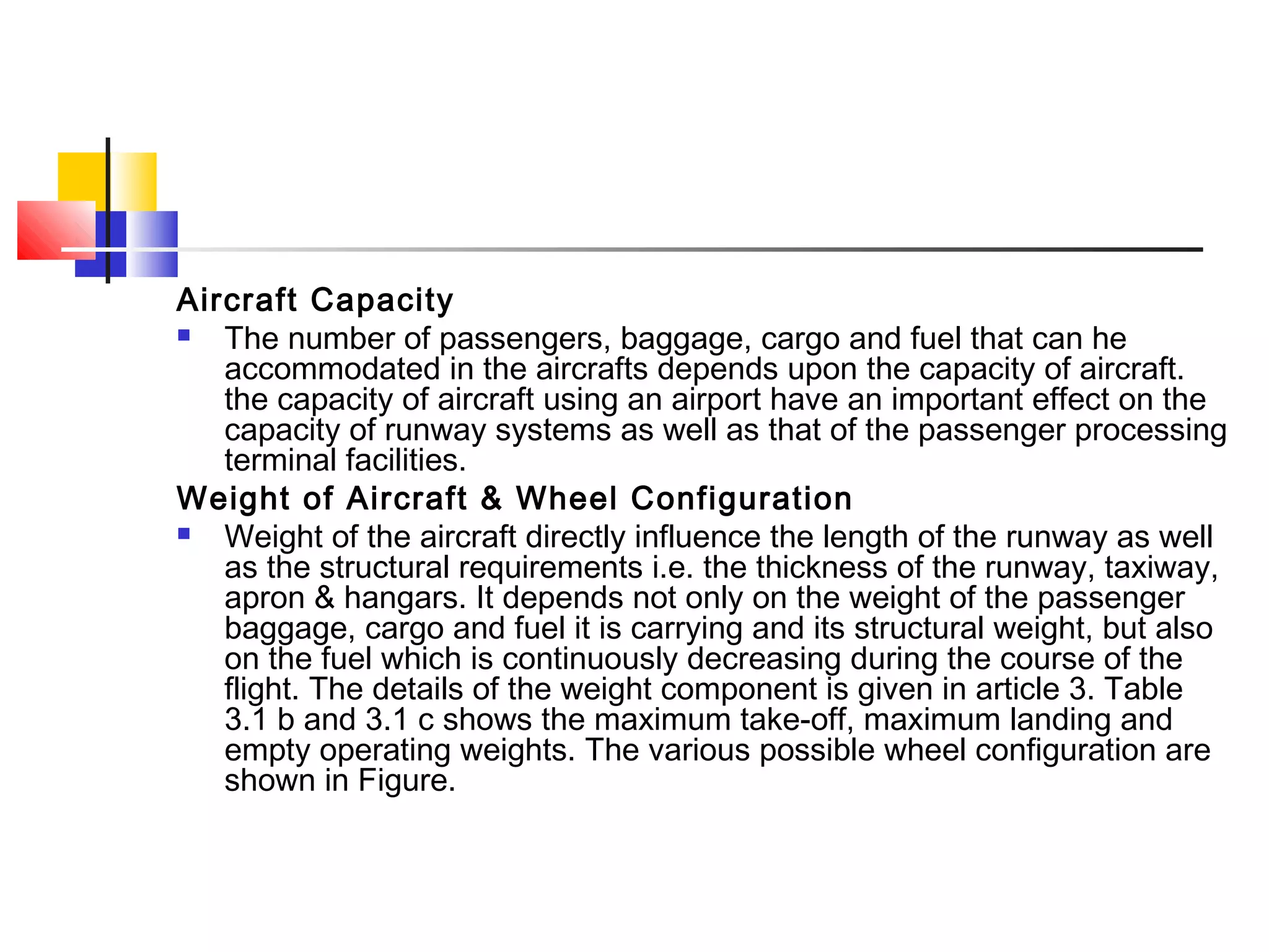 Aircraft characteristics | PPT