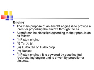 Aircraft characteristics | PPT