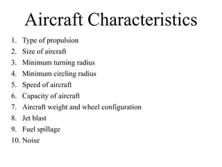 Aircraft characteristics | PPTX
