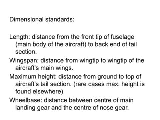 Aircraft Characteristics for pavement design | PPTX