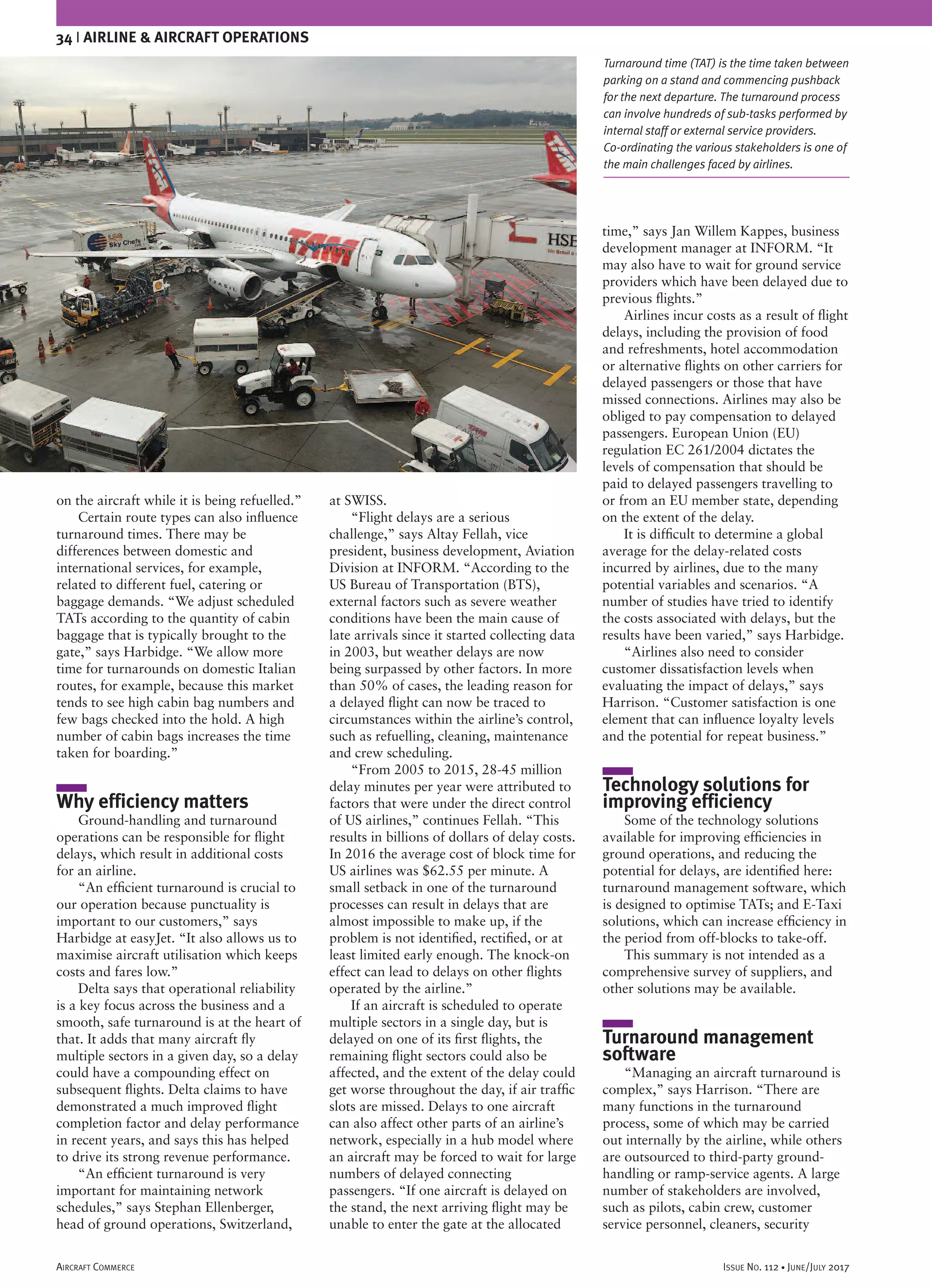 Lufthansa Systems Turnaround Management Solution in Aircraft Commerce ...
