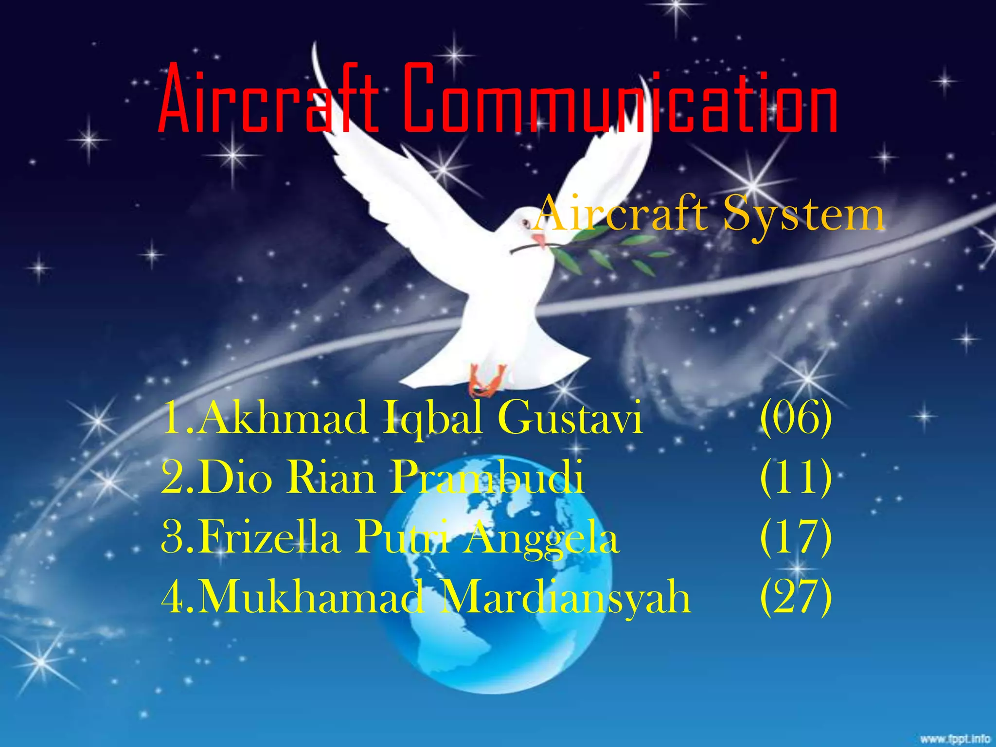 Aircraft Communication | PPTX