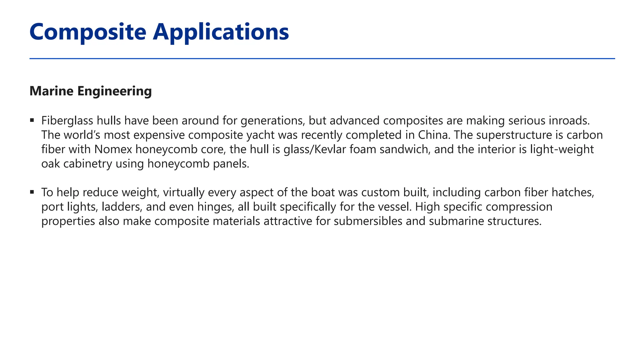 Aircraft Composite Materials Introduction Lecture 1 | PDF