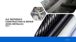 Aircraft Composite Materials Introduction Lecture 1 | PDF