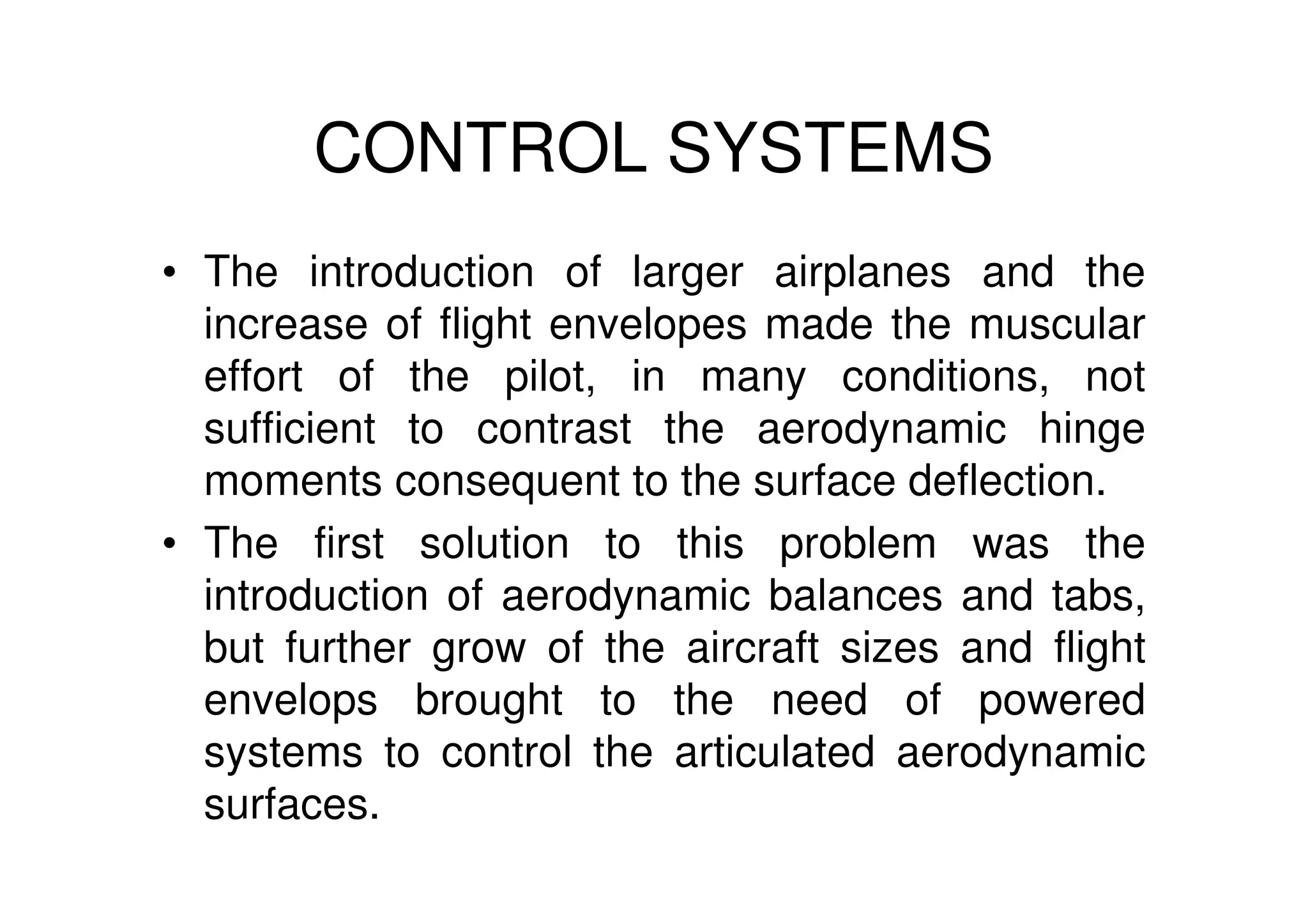 Aircraft control systems | PDF