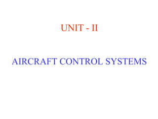 Aircraft ctrl systems | PDF