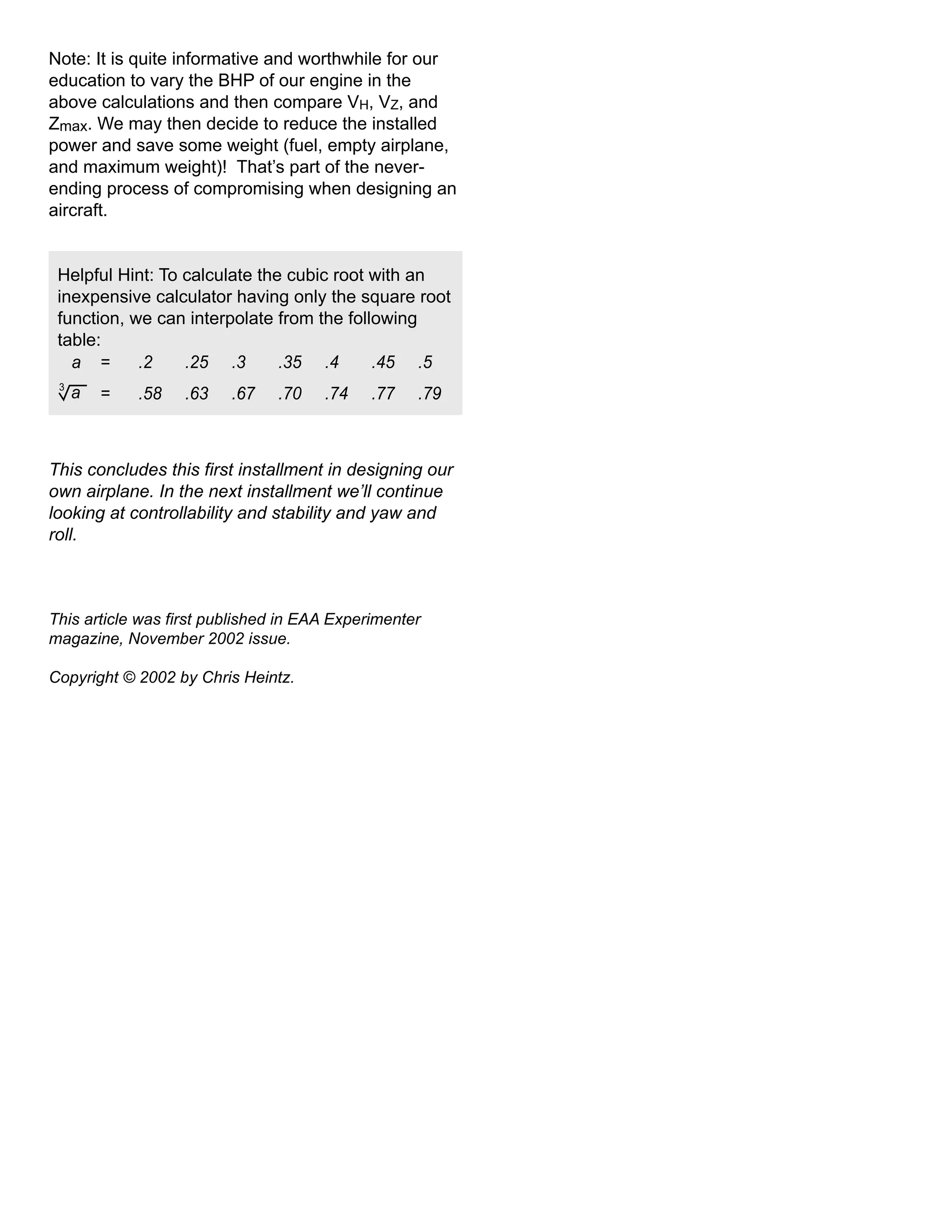 Aircraft design 1 | PDF