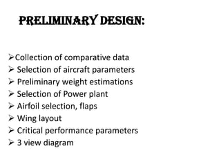 Aircraft design project 2 | PPTX