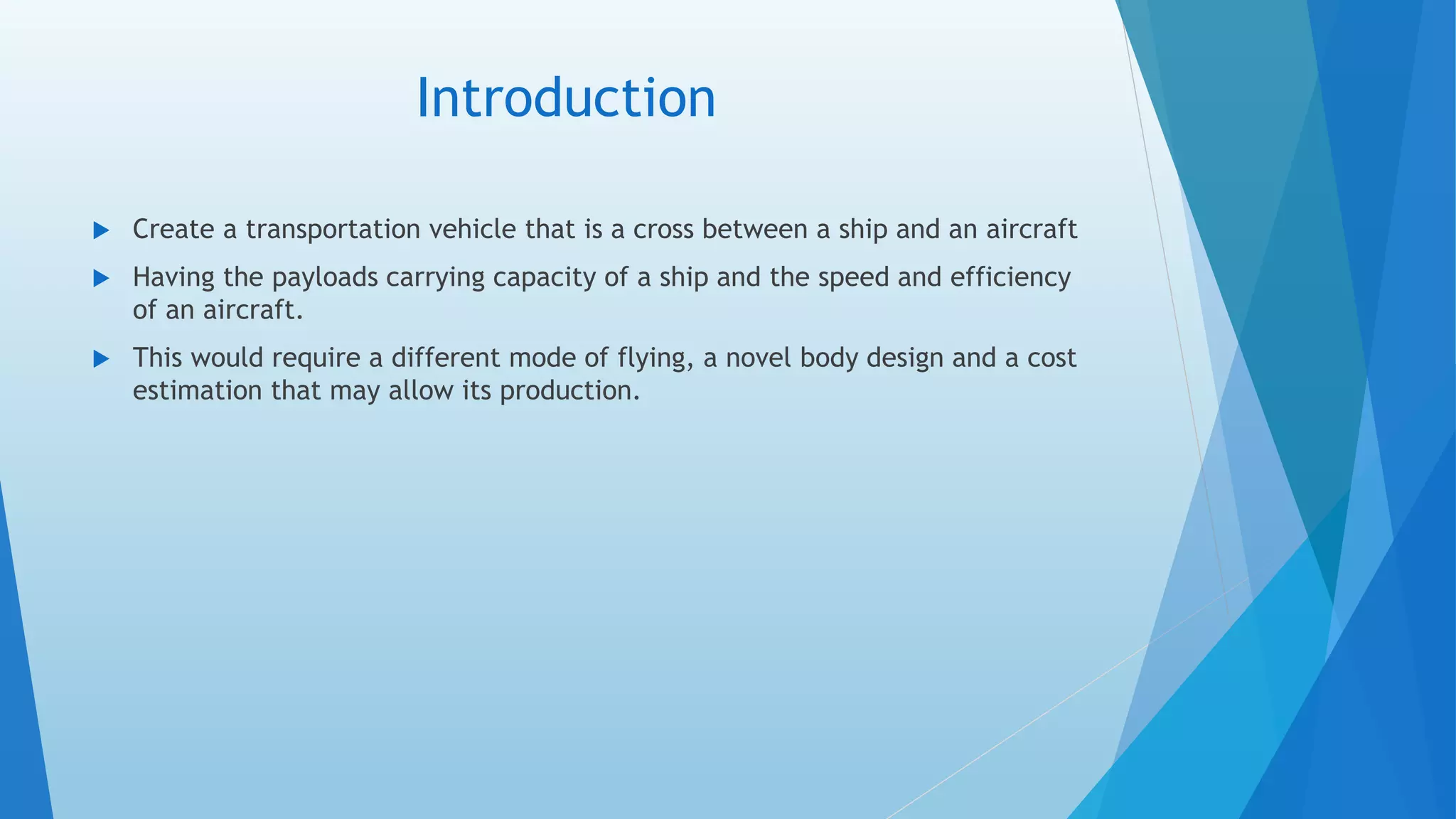 Conceptual design of a WIG Aircraft | PPT Conceptual design of a WIG Aircraft | PPT