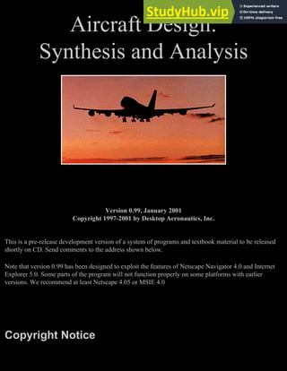 Aircraft Design Synthesis and Analysis.pdf