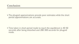 Aircraft dynamics mode simulation | PPTX