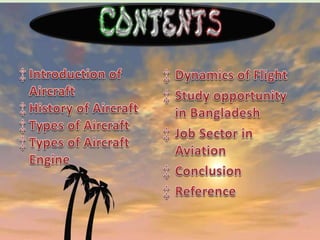 Aircraft & dynamics of flight | PPTX