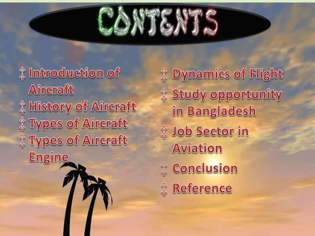 Aircraft & dynamics of flight | PPTX
