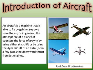 Aircraft & dynamics of flight | PPTX