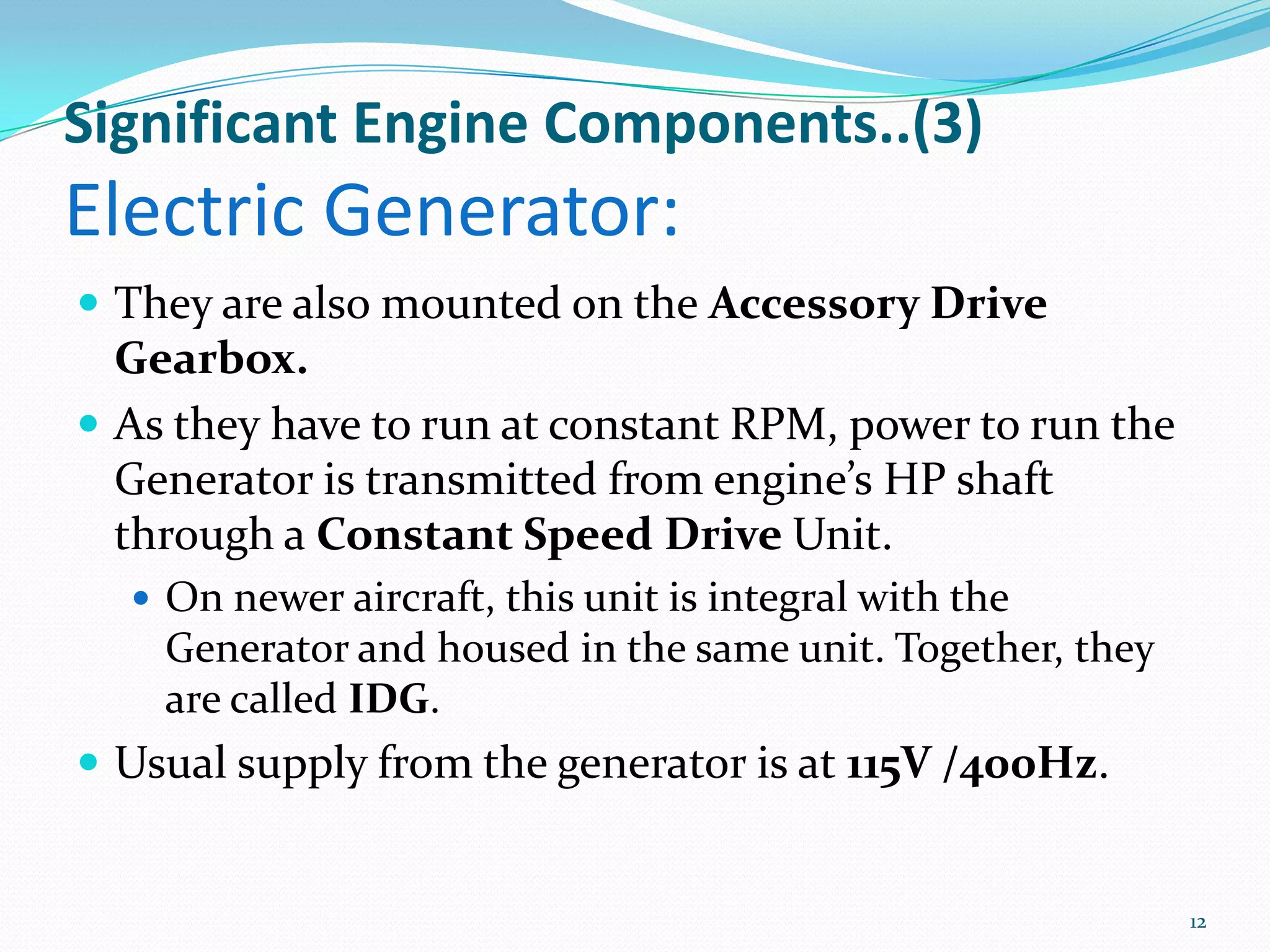 Aircraft Gas Turbine Engines | PPTX